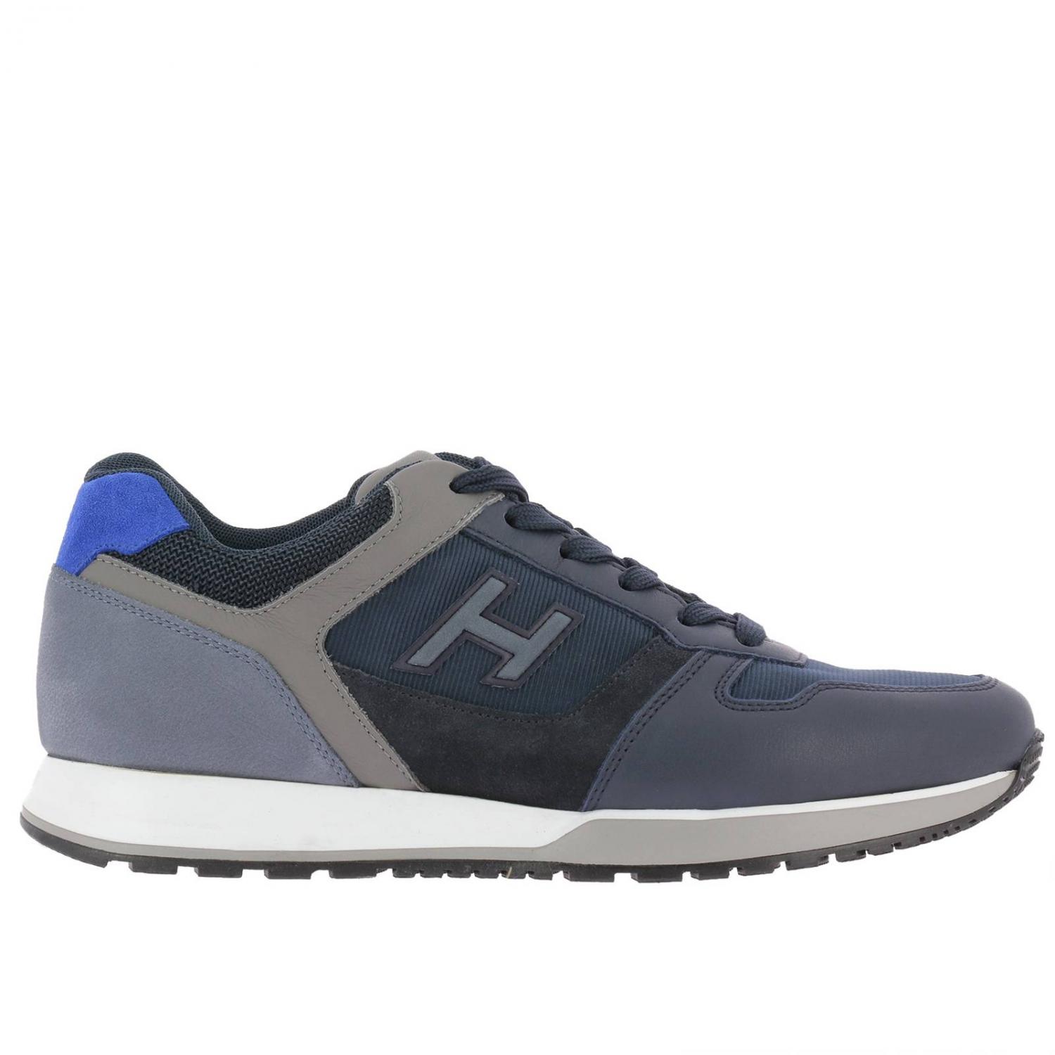 HOGAN: Shoes men - Blue | Hogan trainers HXM3210Y860 JBV online at ...