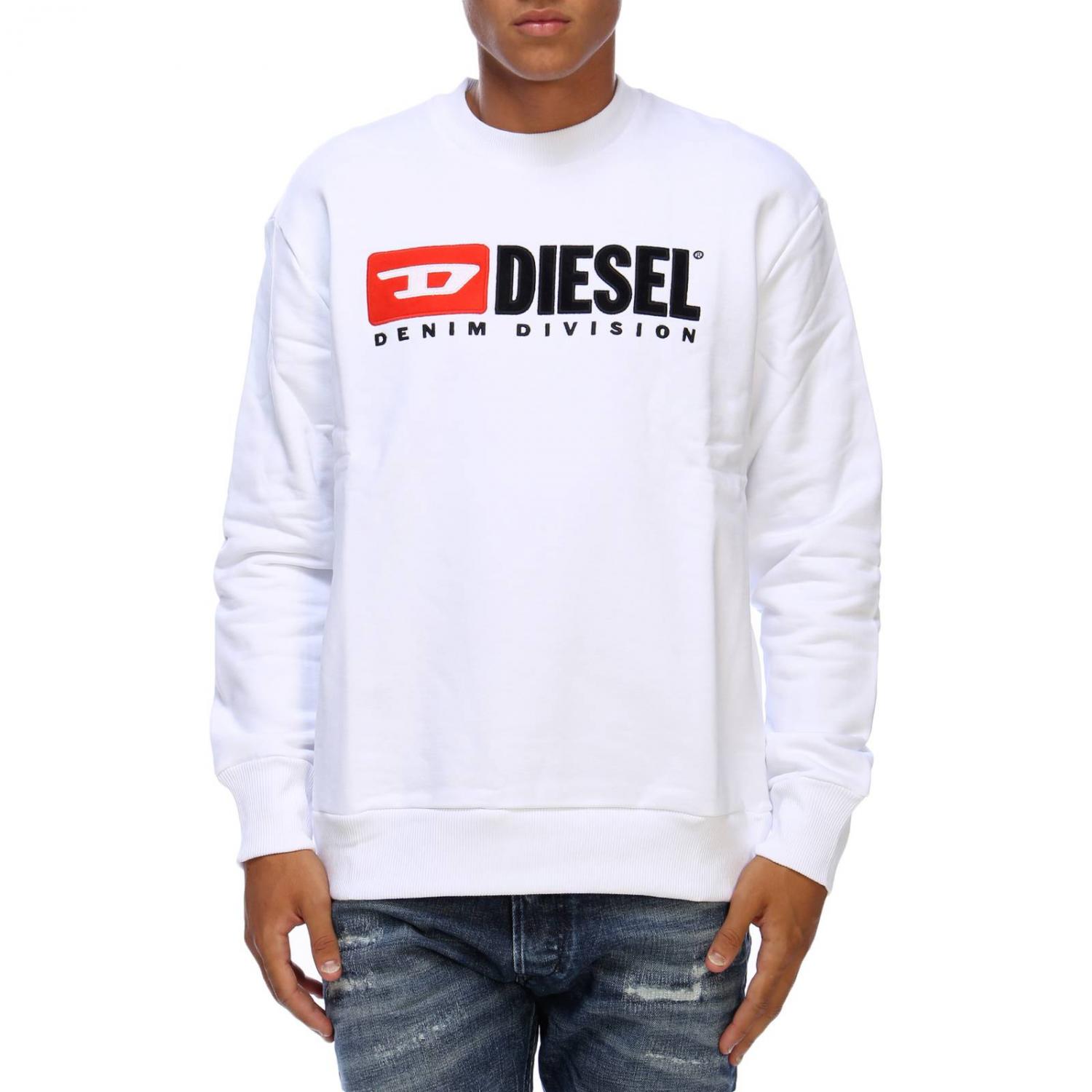 DIESEL: Jersey hombre , Blanco | Sudadera Diesel 00SHEP 0CATK en línea ...