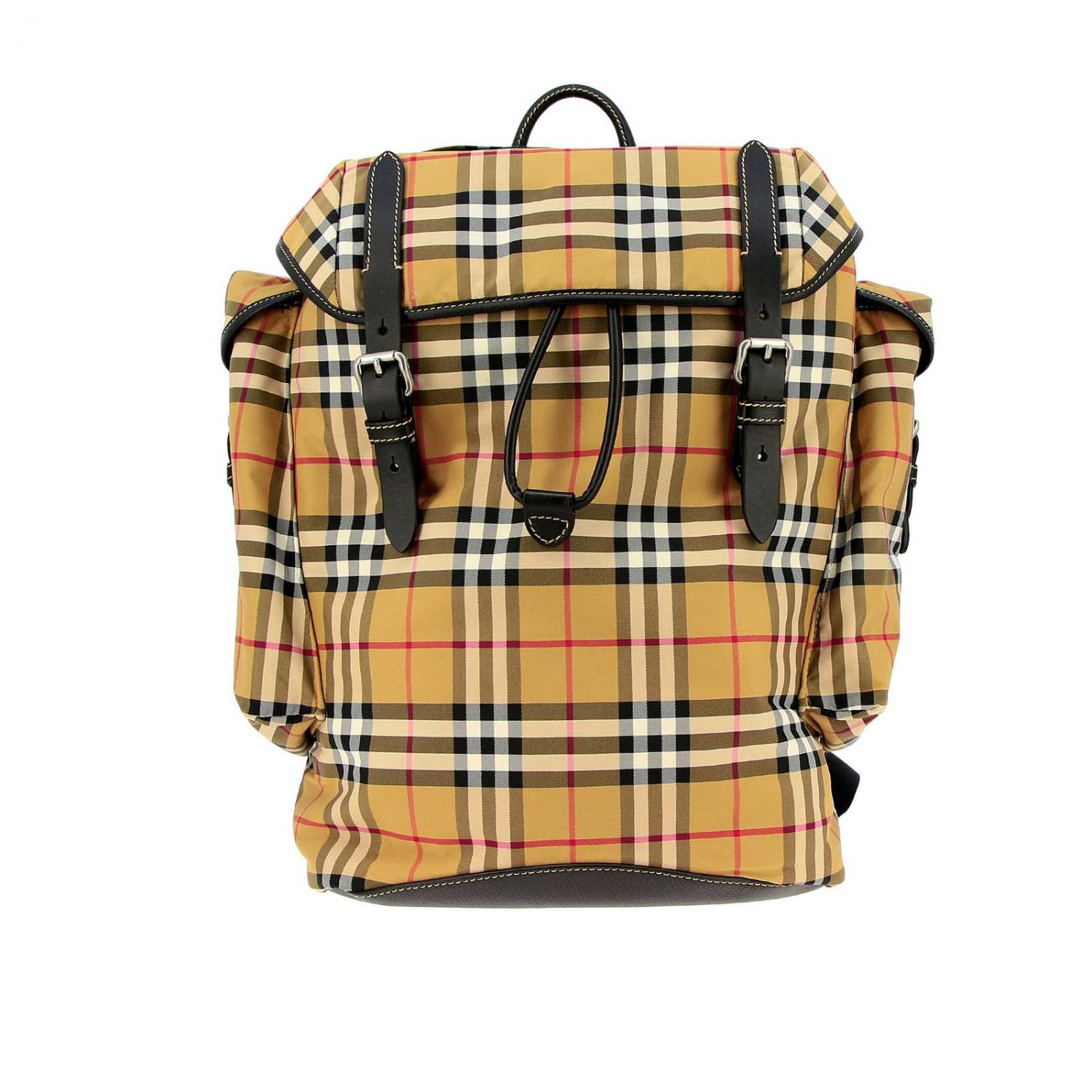 BURBERRY: Bags men - Beige | Burberry backpack 8005516 110856 online at ...