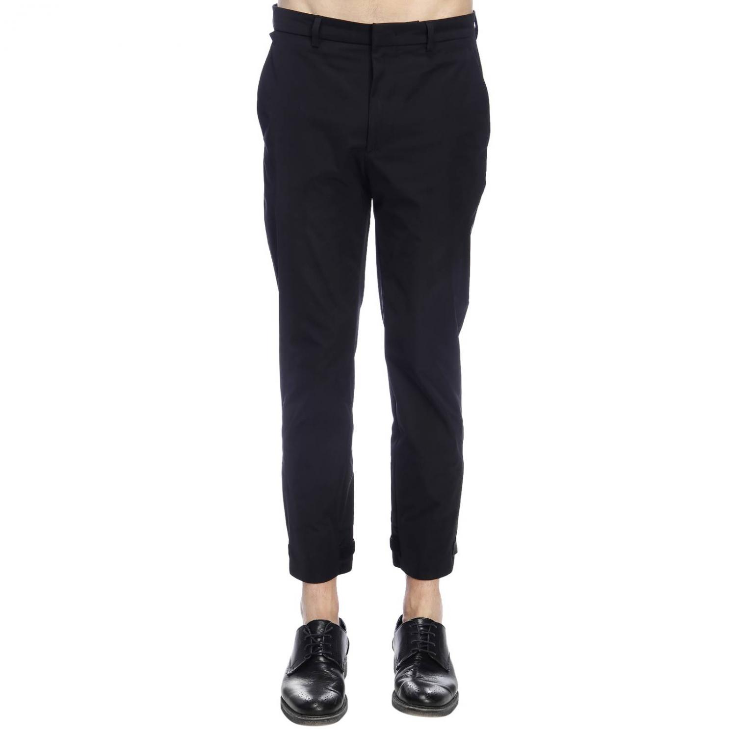 PRADA: Pants men - Black | Prada pants SPG46 1KJW online at GIGLIO.COM