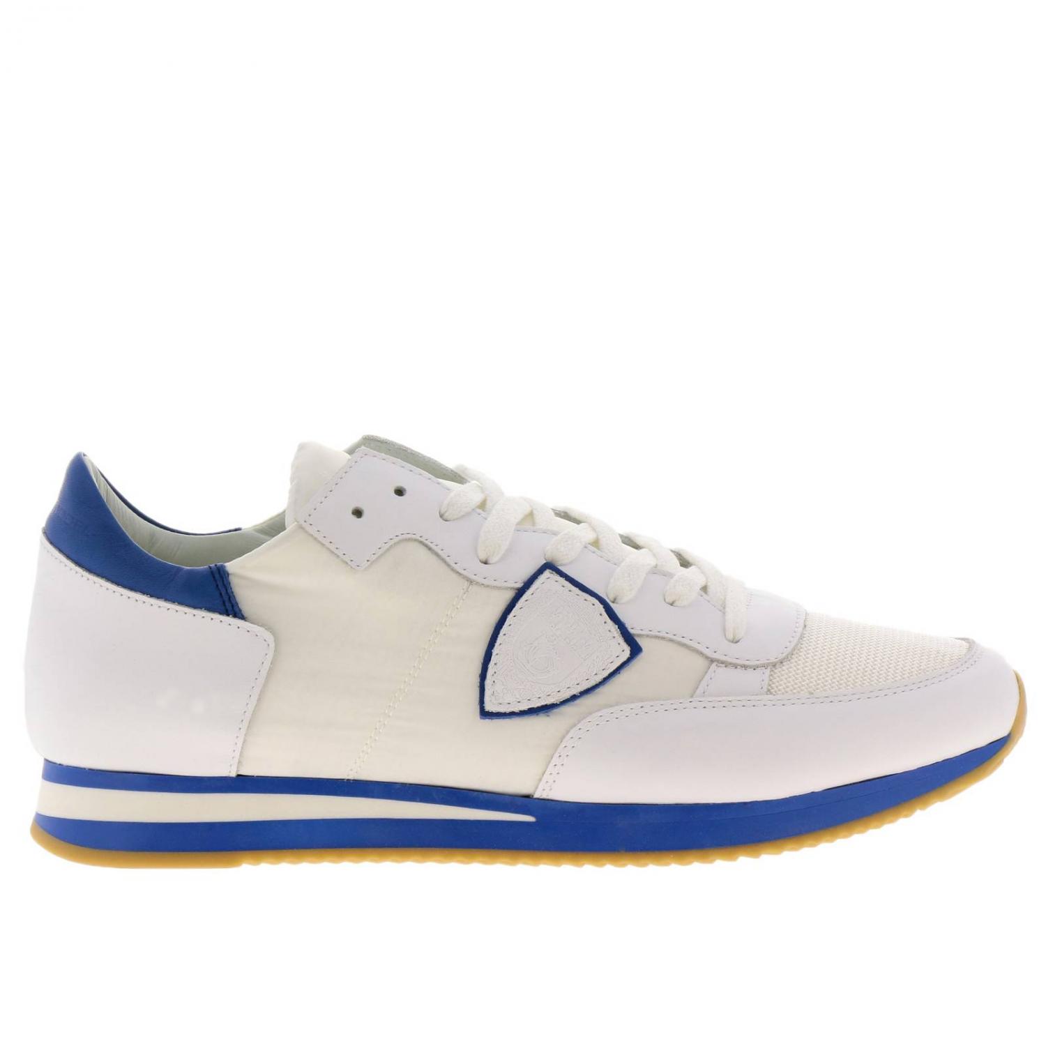 PHILIPPE MODEL: Shoes men - White | Philippe Model trainers TRLU NV05 ...