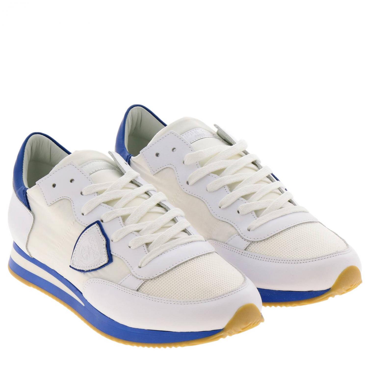 PHILIPPE MODEL: Shoes men - White | Philippe Model trainers TRLU NV05 ...