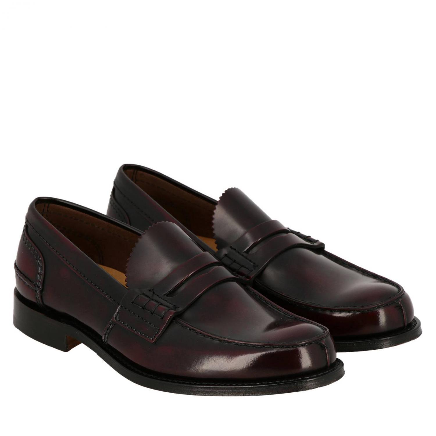 Church's Shoes men - Crimson | EDB004 9LG | GIGLIO.COM