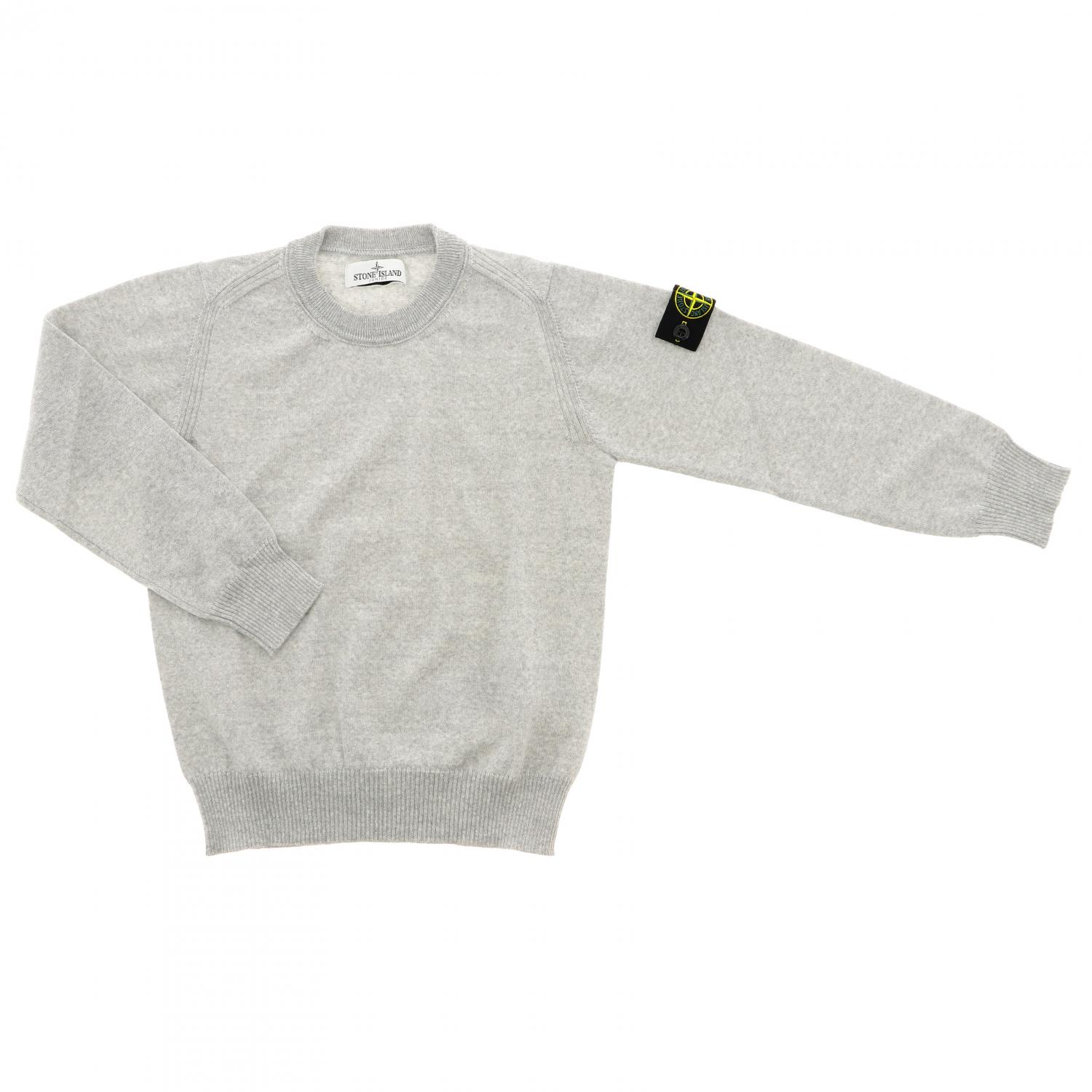 Stone Island Junior Jumper kids Stone Island - Grey | 501A4 | GIGLIO.COM