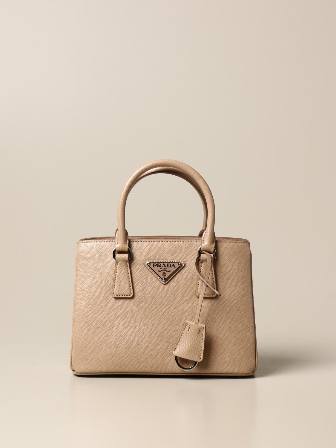PRADA: Damen Handtasche - Beige | Prada Handtasche 1BA296 V41 NZV ...