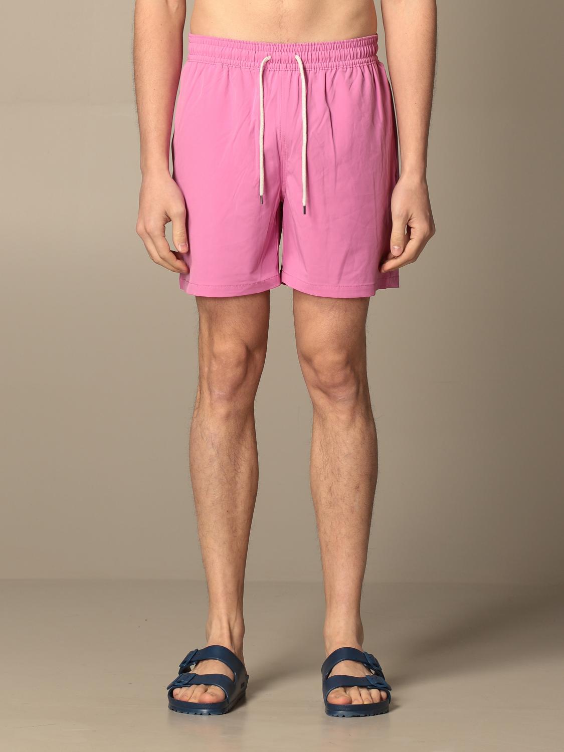 POLO RALPH LAUREN: nylon boxer swimsuit - Pink | Polo Ralph Lauren swimsuit 710829851 online at ...