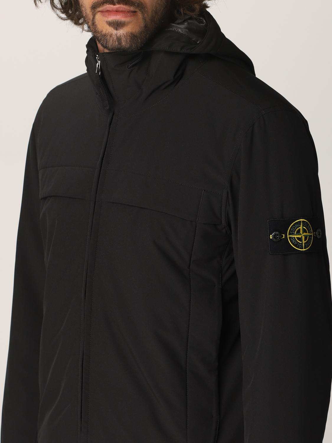 STONE ISLAND: Jacket men - Black | Stone Island jacket 41427 online at ...