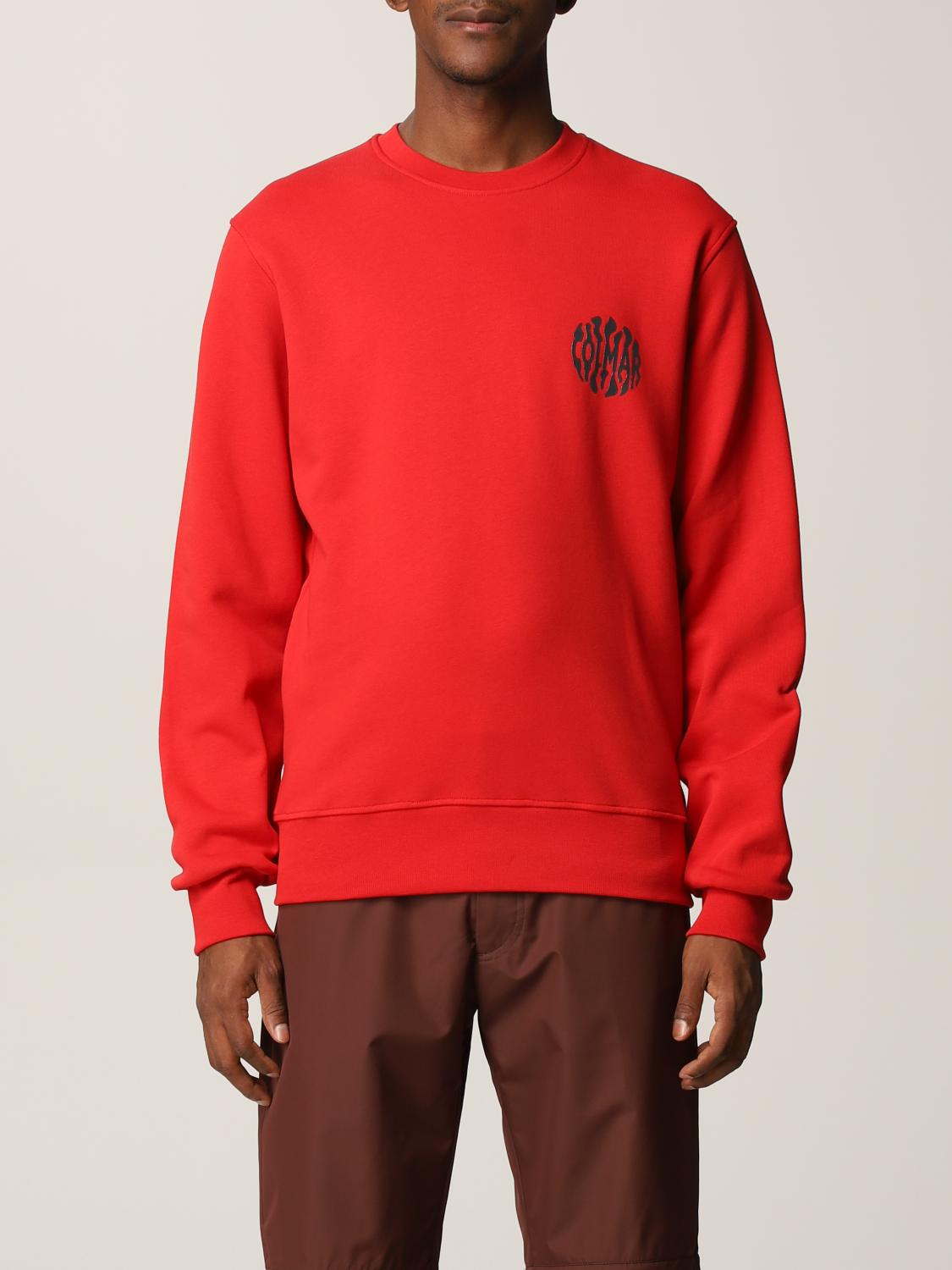 COLMAR: Sweatshirt men - Red | Colmar sweatshirt CF110 7WR online at ...