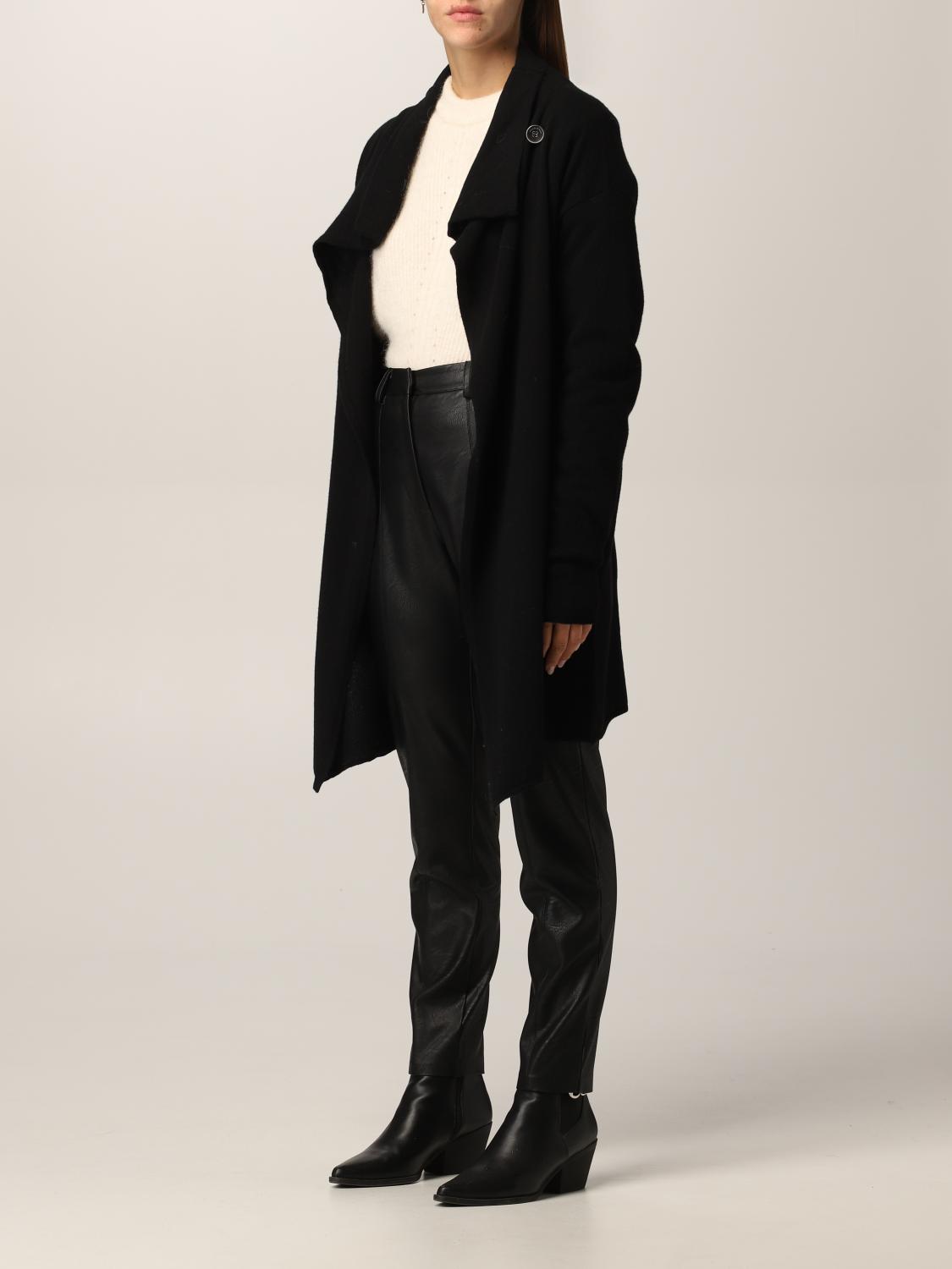 MANILA GRACE: Sweater women - Black | Manila Grace cardigan M509WU ...