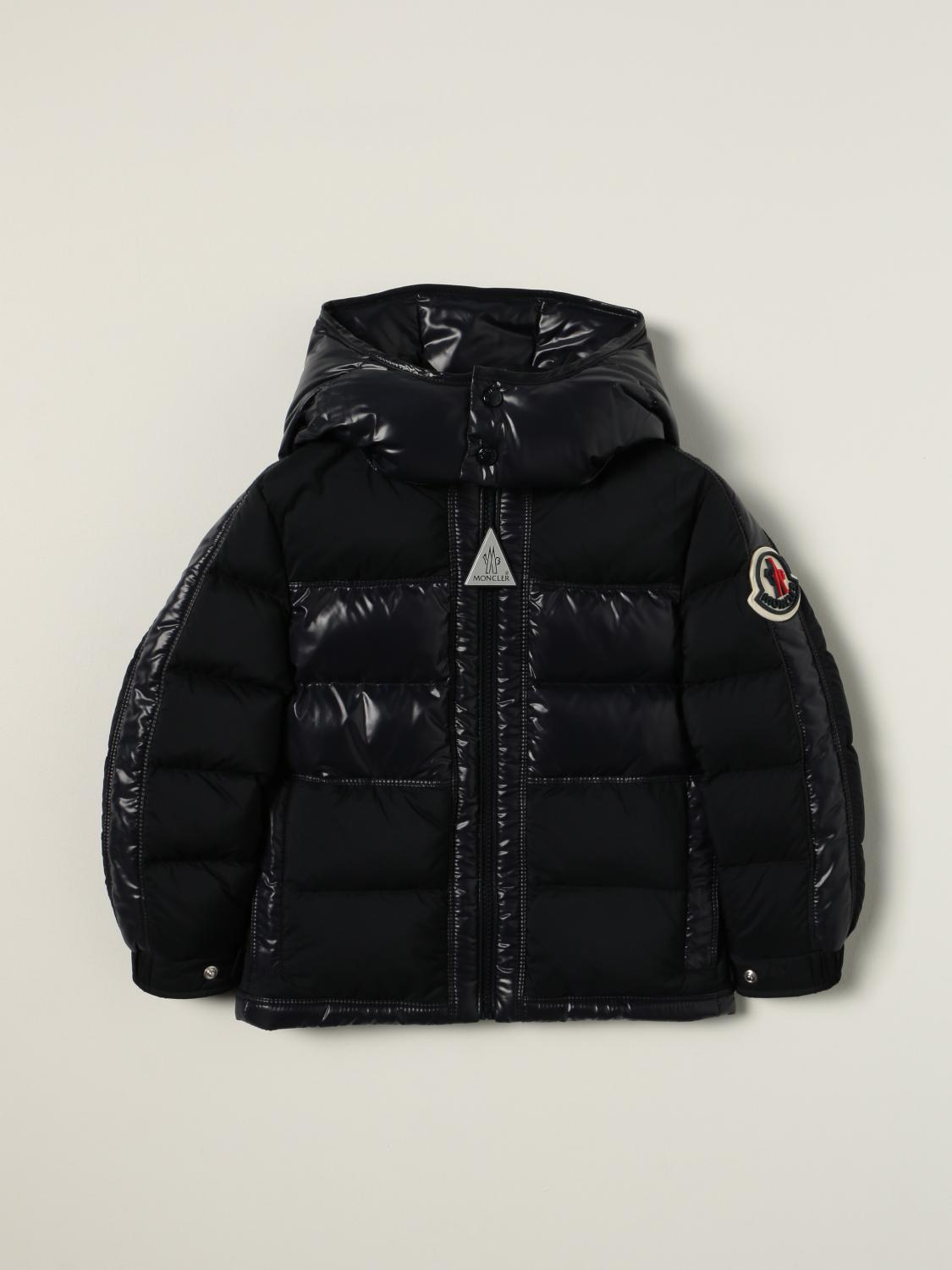 MONCLER: Piumino Gigen bimateriale - Blue | Giacca Moncler 1A52V2053333 ...