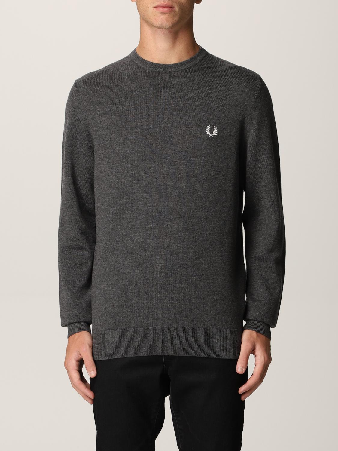 FRED PERRY: Herren Pullover - Graphit | Fred Perry Pullover K9601 ...