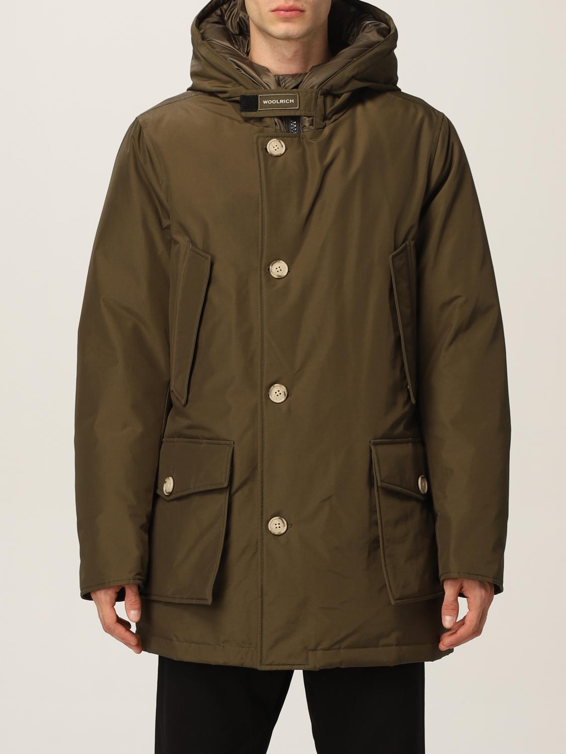 WOOLRICH: Jacket men - Green | Woolrich jacket CFWOOU0483MRUT0001 ...