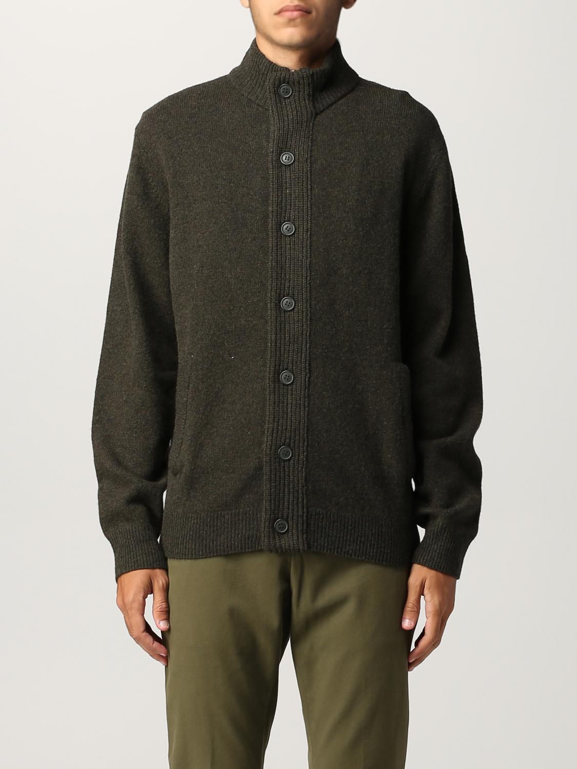 BARBOUR: Sweater men - Olive | Barbour cardigan MKN0731 MKN online at ...