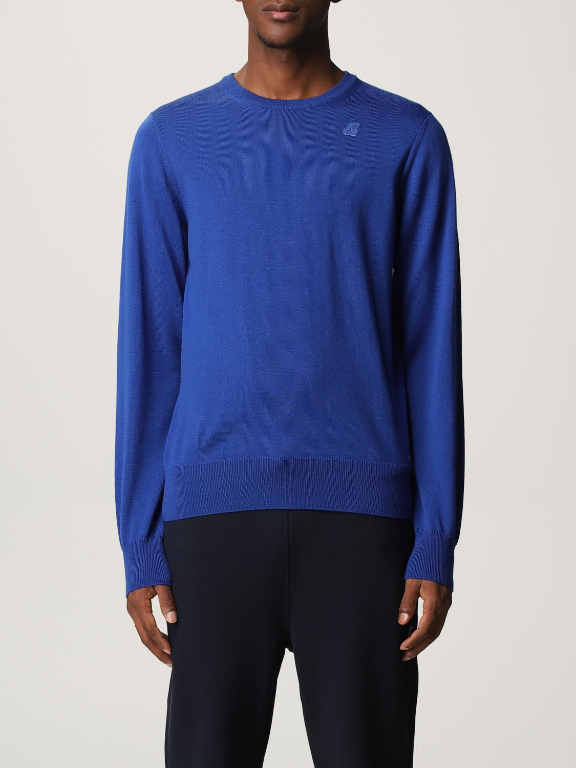 K-Way Sweater men - Royal Blue | K6113BW | GIGLIO.COM