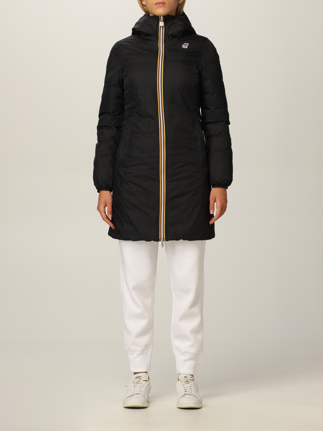 K-WAY: Jacket women - Black | K-Way jacket K111BIW online at GIGLIO.COM