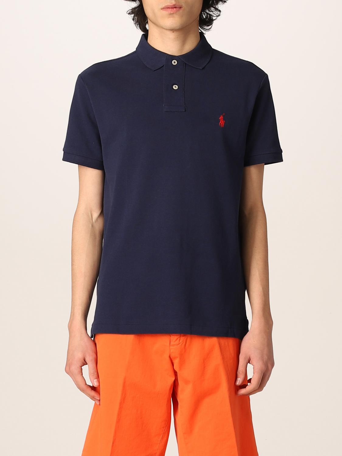 POLO RALPH LAUREN: Polo homme - Bleu Marine | Polo Polo Ralph Lauren 710795080 en ligne sur ...