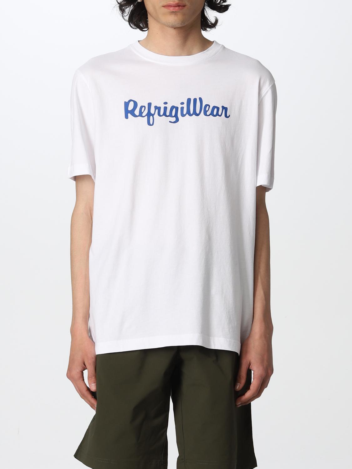 REFRIGIWEAR: T-shirt men - White | RefrigiWear t-shirt T22100JE9101 ...