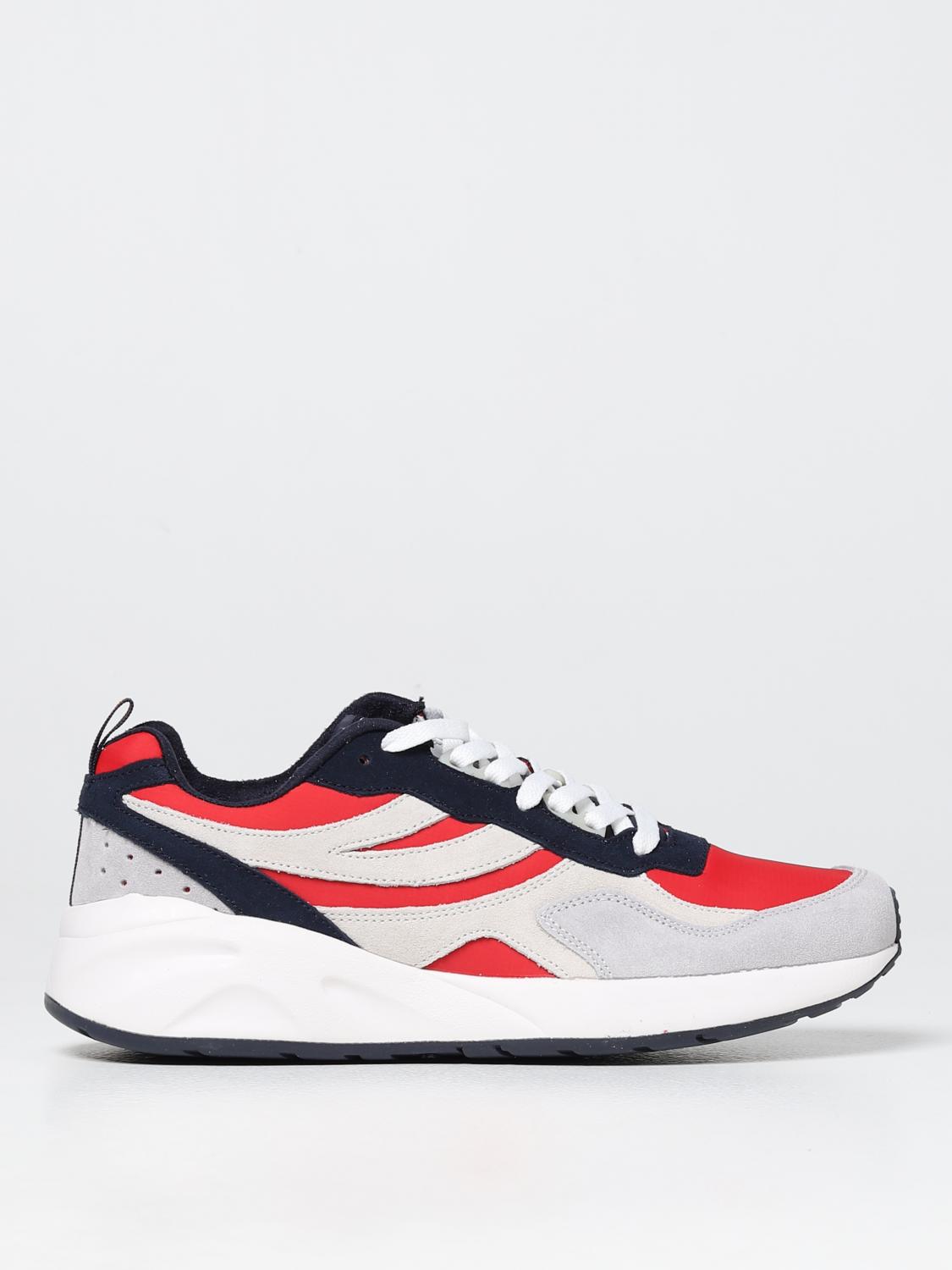 K-Way Superga x 3.0 training sneakers in suede and ripstop - Red ...