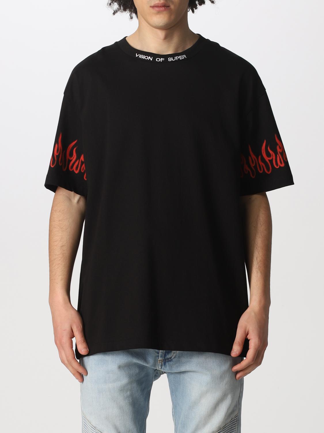 VISION OF SUPER: T-shirt men - Red | Vision Of Super t-shirt ...