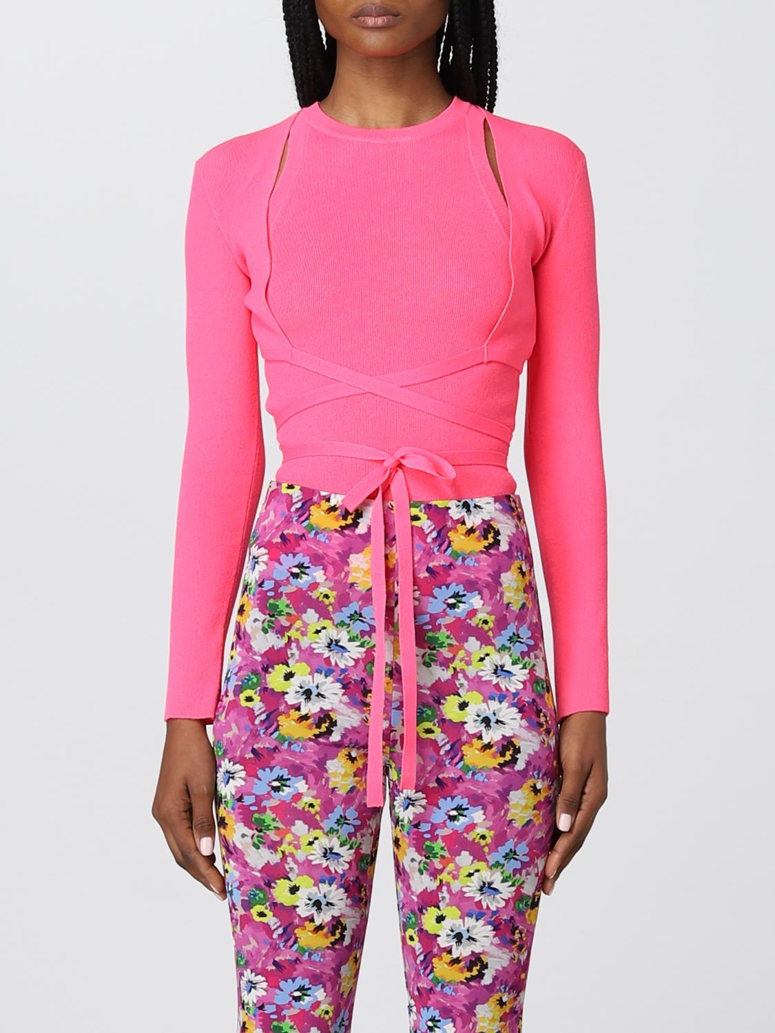 MSGM: Top women - Pink | MSGM top 3242MDM210227489 online at GIGLIO.COM