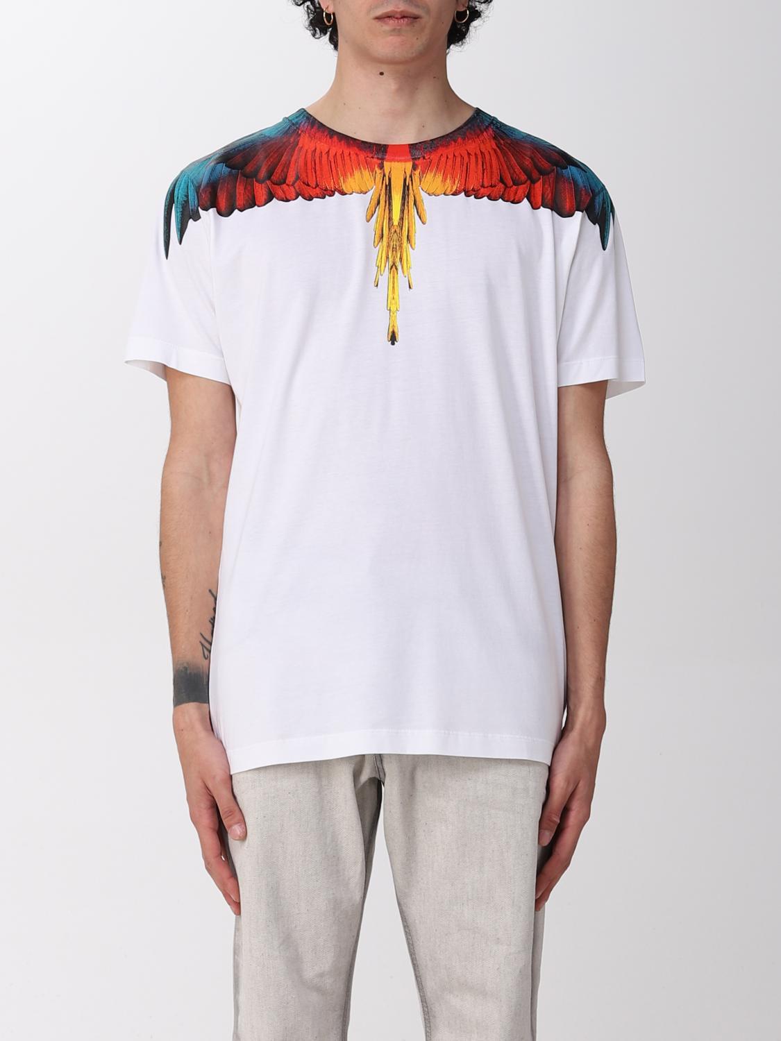 MARCELO BURLON: T-shirt men County Of Milan - White | Marcelo Burlon t ...