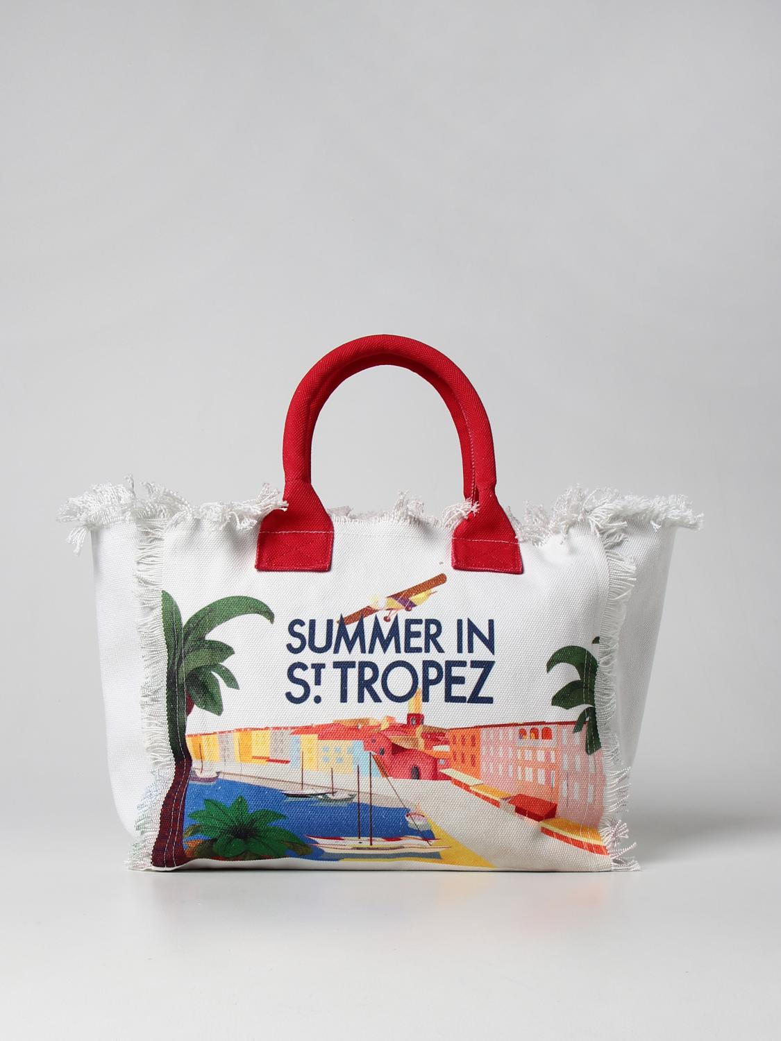 MC2 SAINT BARTH: Shoulder bag women - White | Mc2 Saint Barth tote bags ...