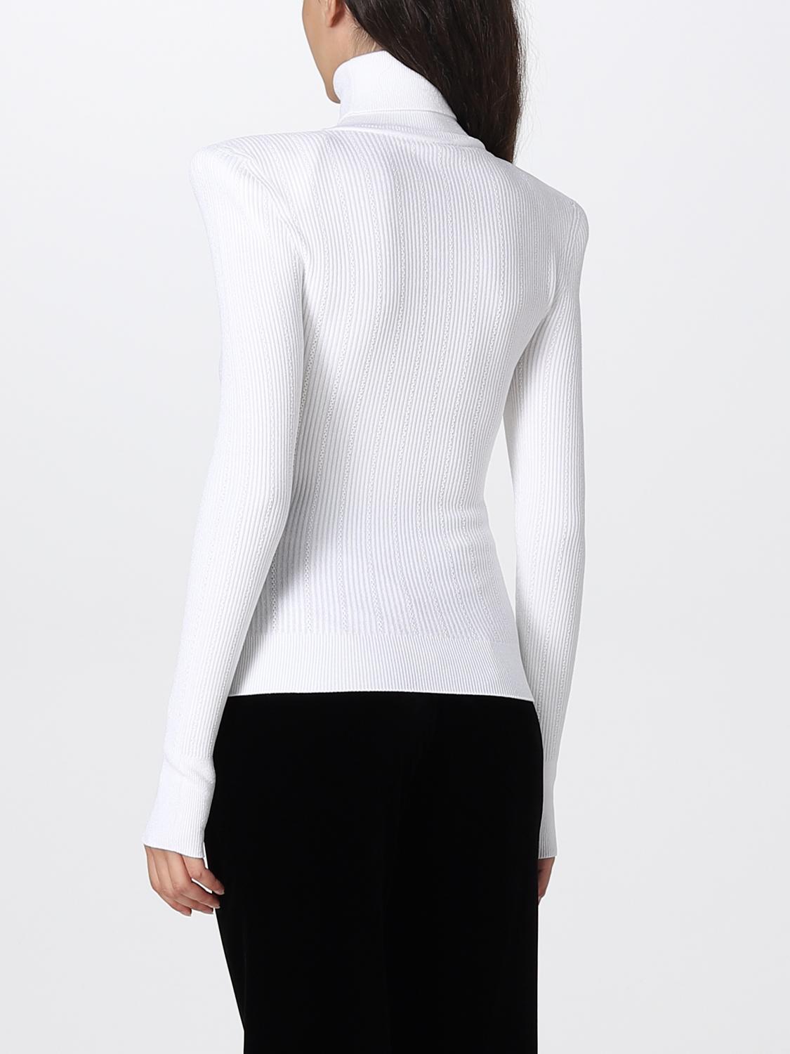 Balmain Sweater women - White | YF1KH000KB00 | GIGLIO.COM