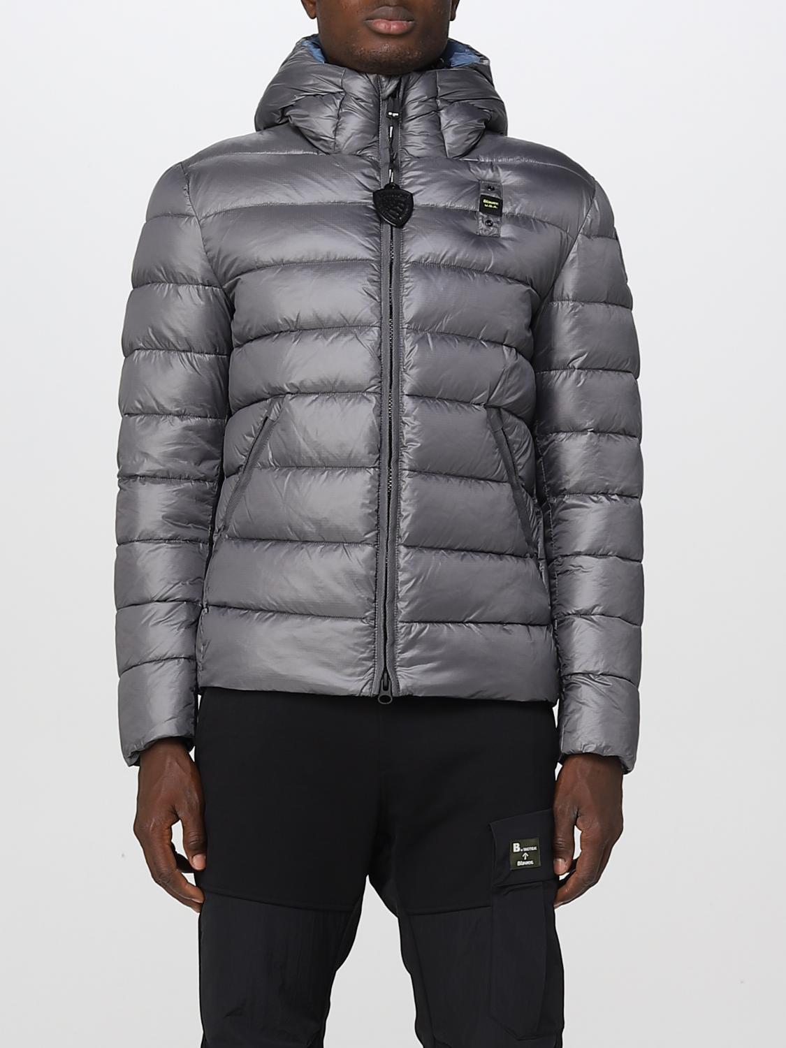 BLAUER: Jacket men - Grey | Blauer jacket 22WBLUC02142005958 online at ...