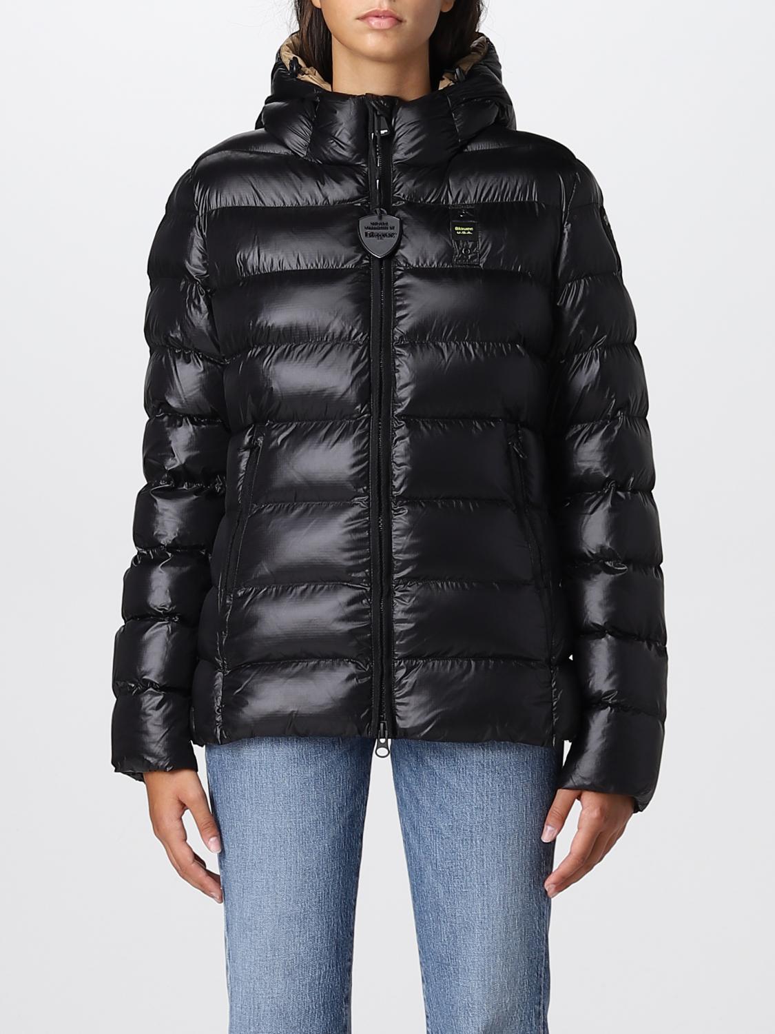 BLAUER: Jacket women - Black | Blauer jacket 22WBLDC02145005958 online ...