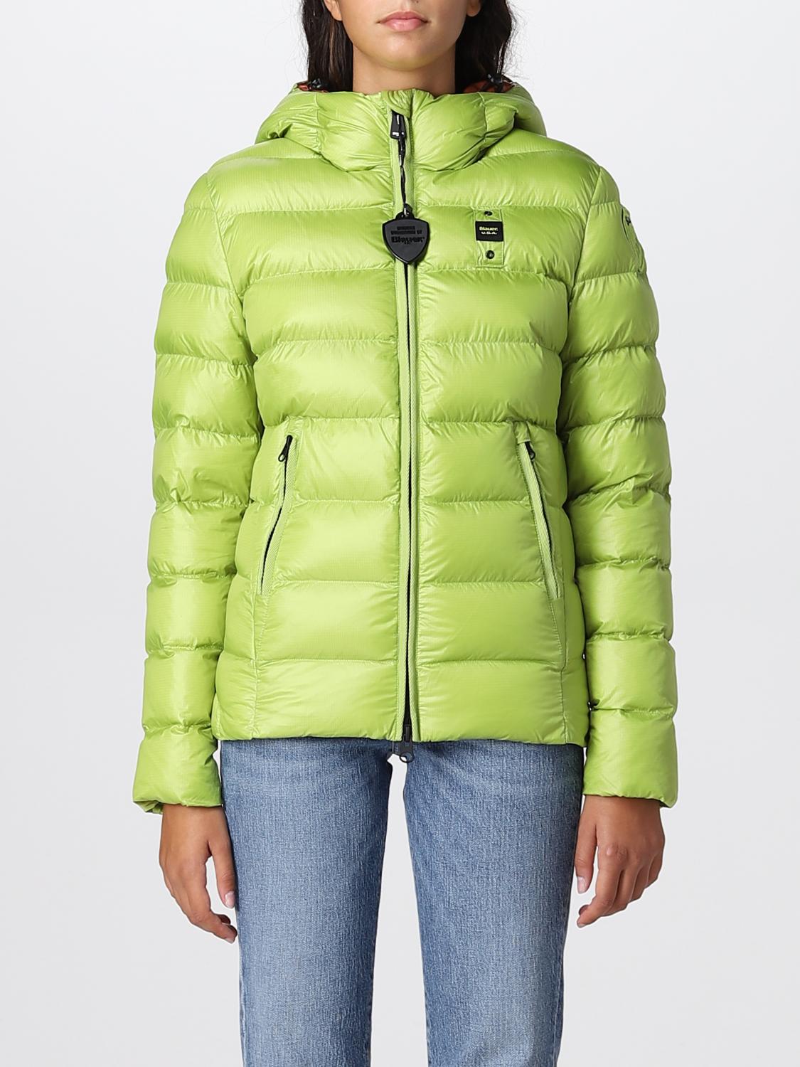 BLAUER: Jacket women - Green | Blauer jacket 22WBLDC02145005958 online ...