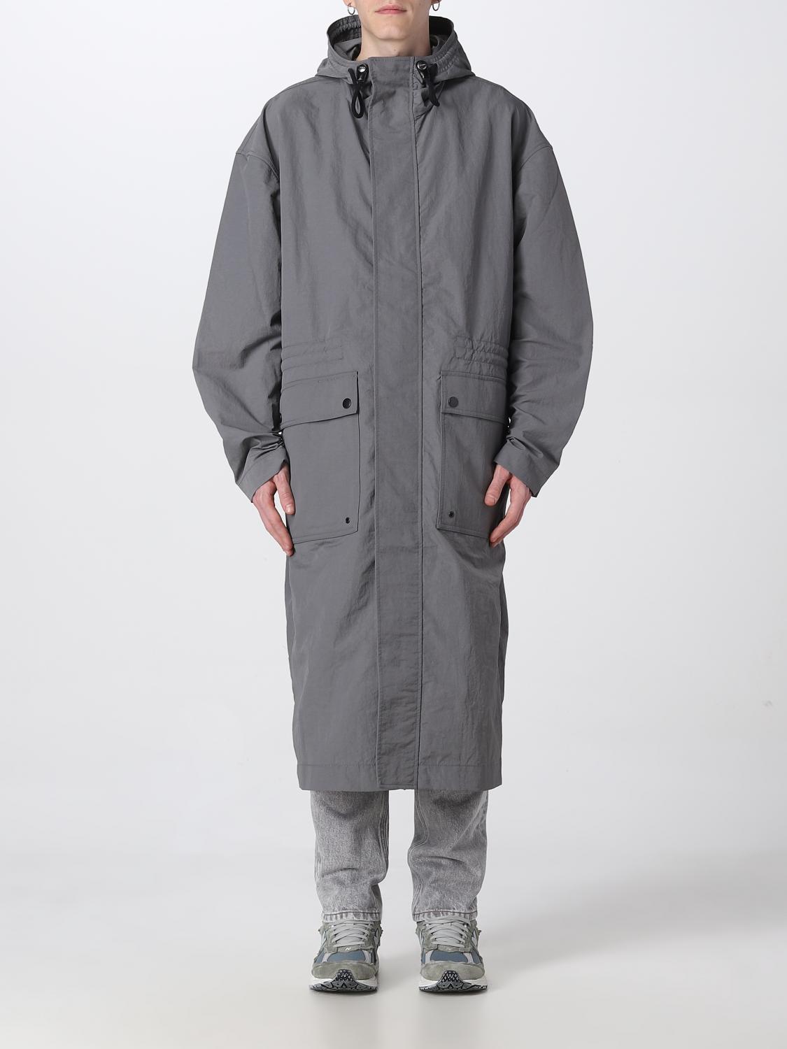 DIESEL: Coat men - Grey | Diesel jacket A062880PDAN online at GIGLIO.COM
