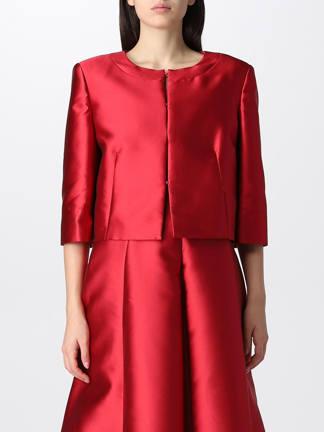 ALBERTA FERRETTI: Blazer women - Cherry | Alberta Ferretti jacket ...