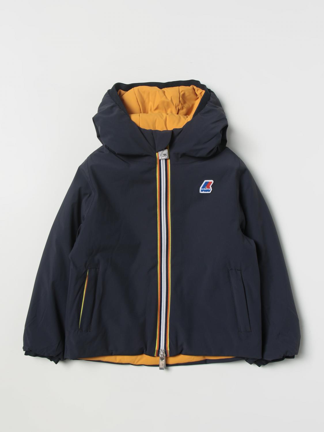 K-WAY: Jacket kids - Yellow | K-Way jacket K8114KW online at GIGLIO.COM