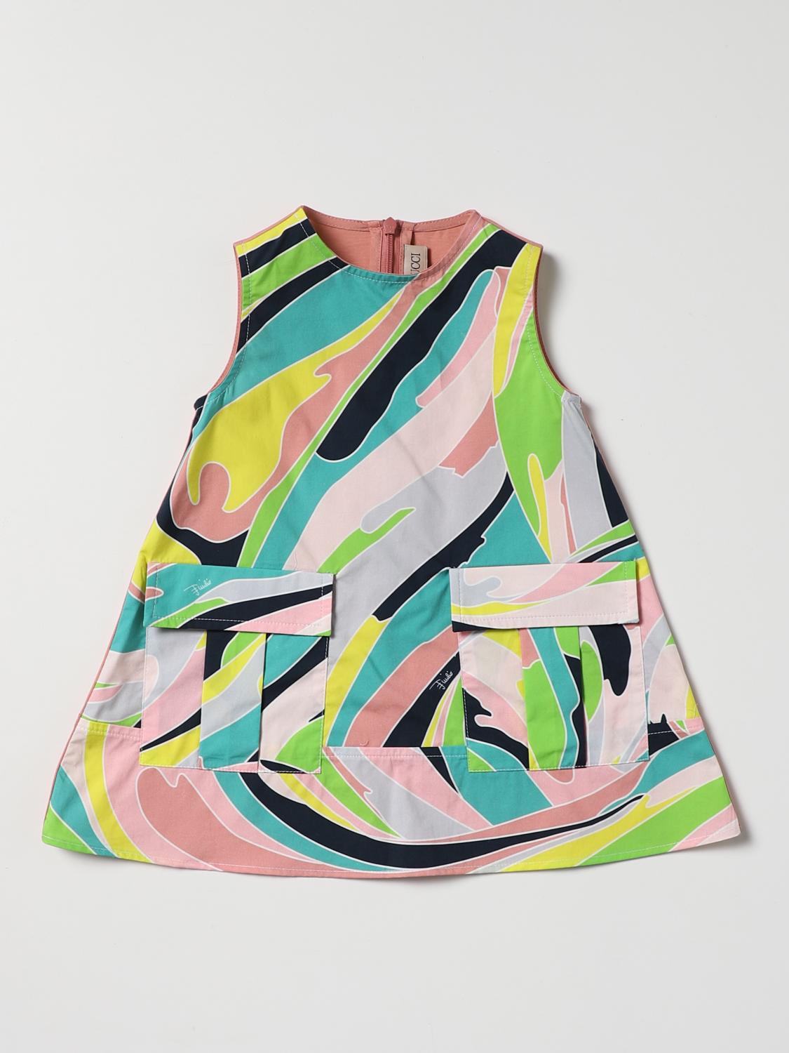 PUCCI: dress with print all over - Multicolor | Pucci romper ...