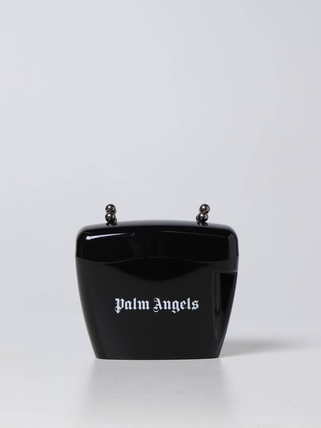 PALM ANGELS: Borsa mini Padlock rigida - Nero | Borsa Mini Palm Angels ...