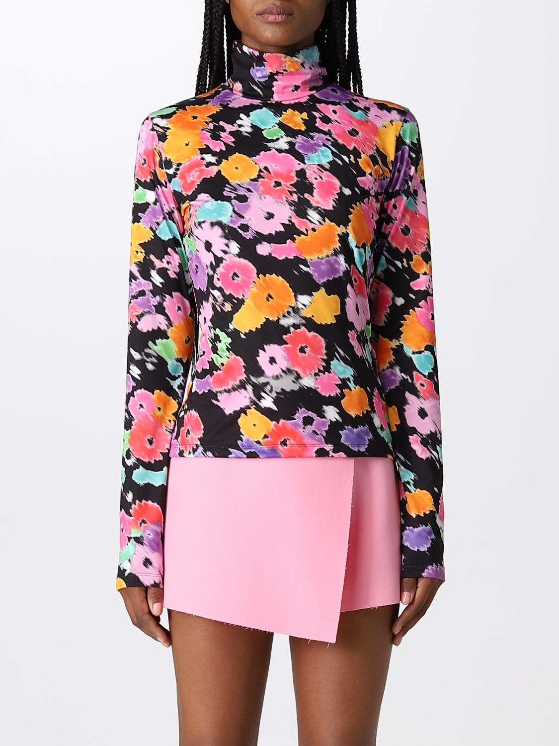 MSGM: Top women - Black | MSGM top 3341MDM15227654 online at GIGLIO.COM