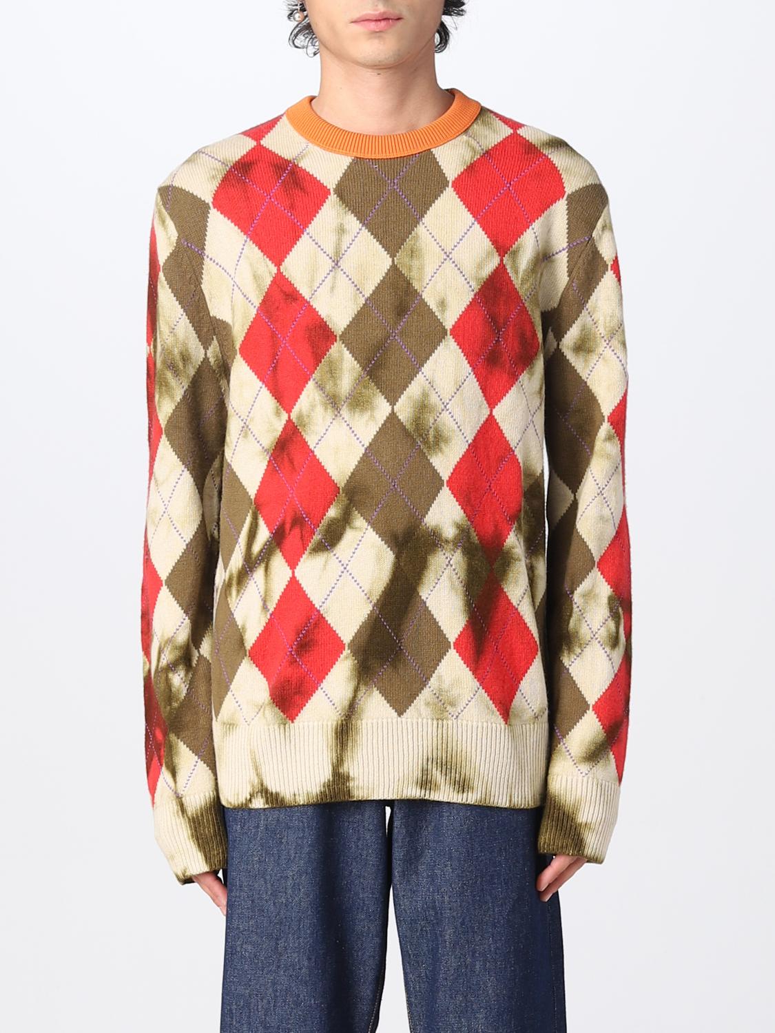 DIESEL: Sweater men - Burgundy | Diesel sweater A067060BIAA online at ...