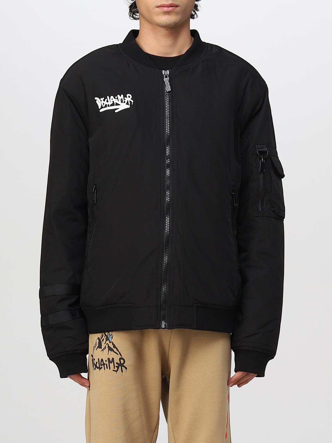 DISCLAIMER: Jacket men - Black | Disclaimer jacket 22IDS53090 online at ...