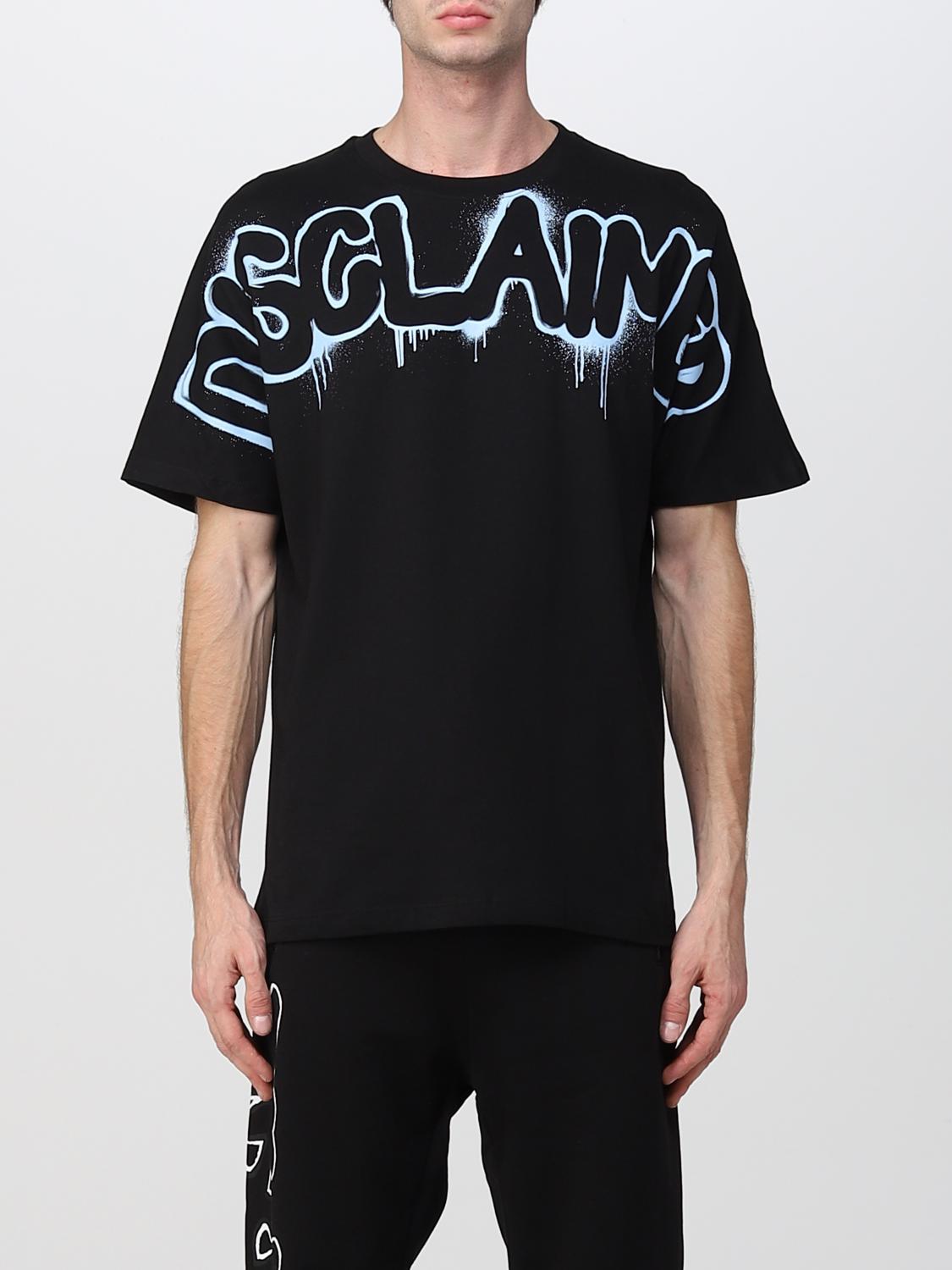 Disclaimer T-shirt men - Black | 22IDS53062 | GIGLIO.COM