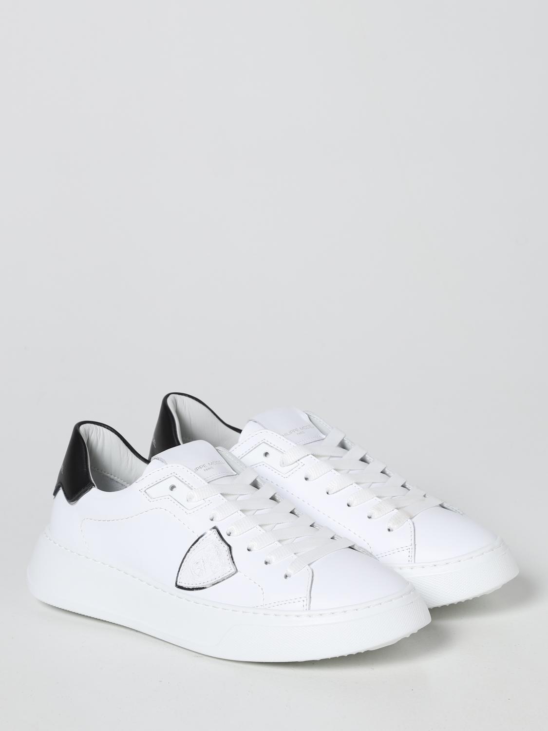 PHILIPPE MODEL: Shoes women - White | Philippe Model trainers BTLD ...