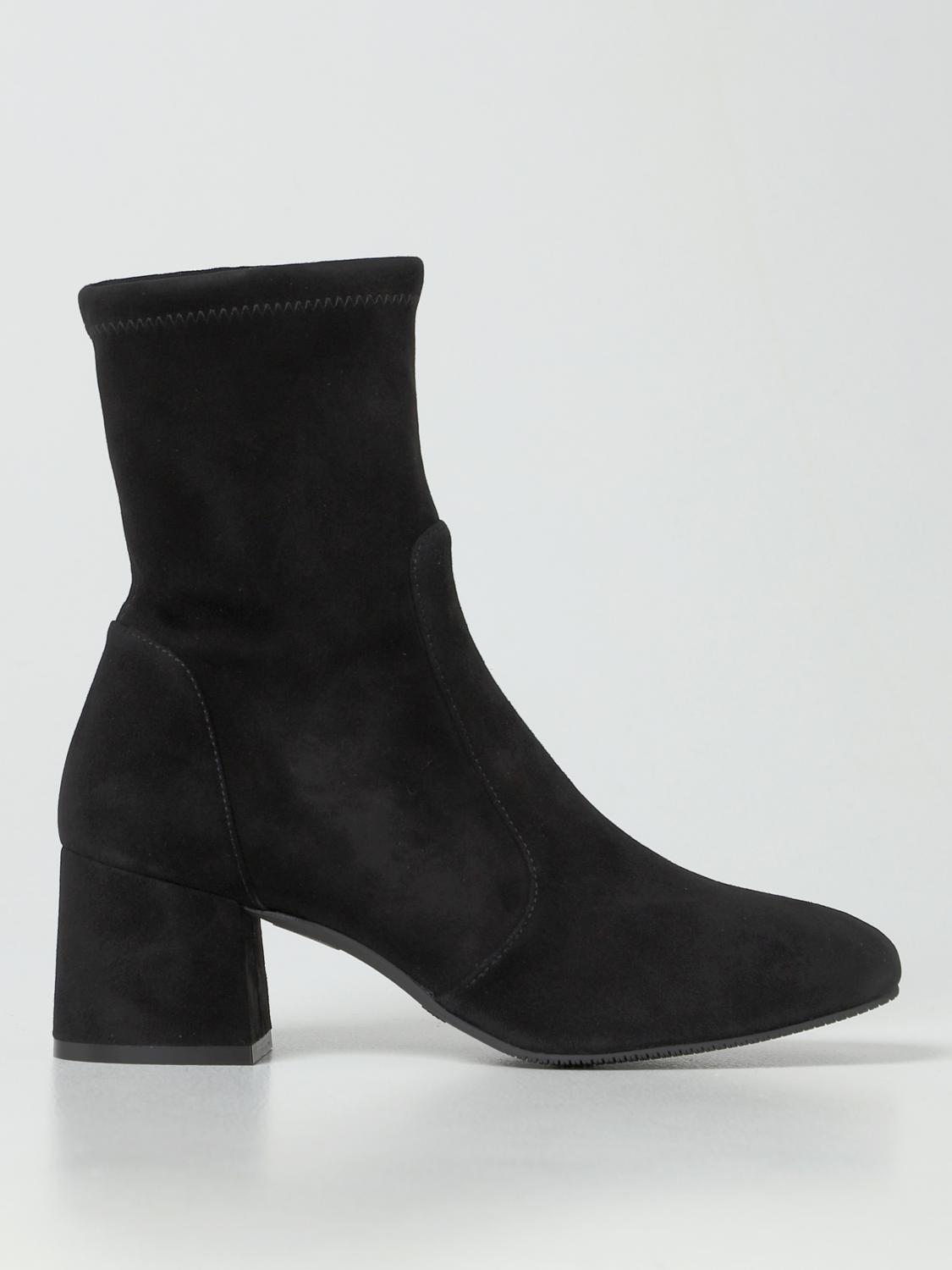 STUART WEITZMAN: Zapatos mujer , Negro | Botines Planos Stuart Weitzman ...
