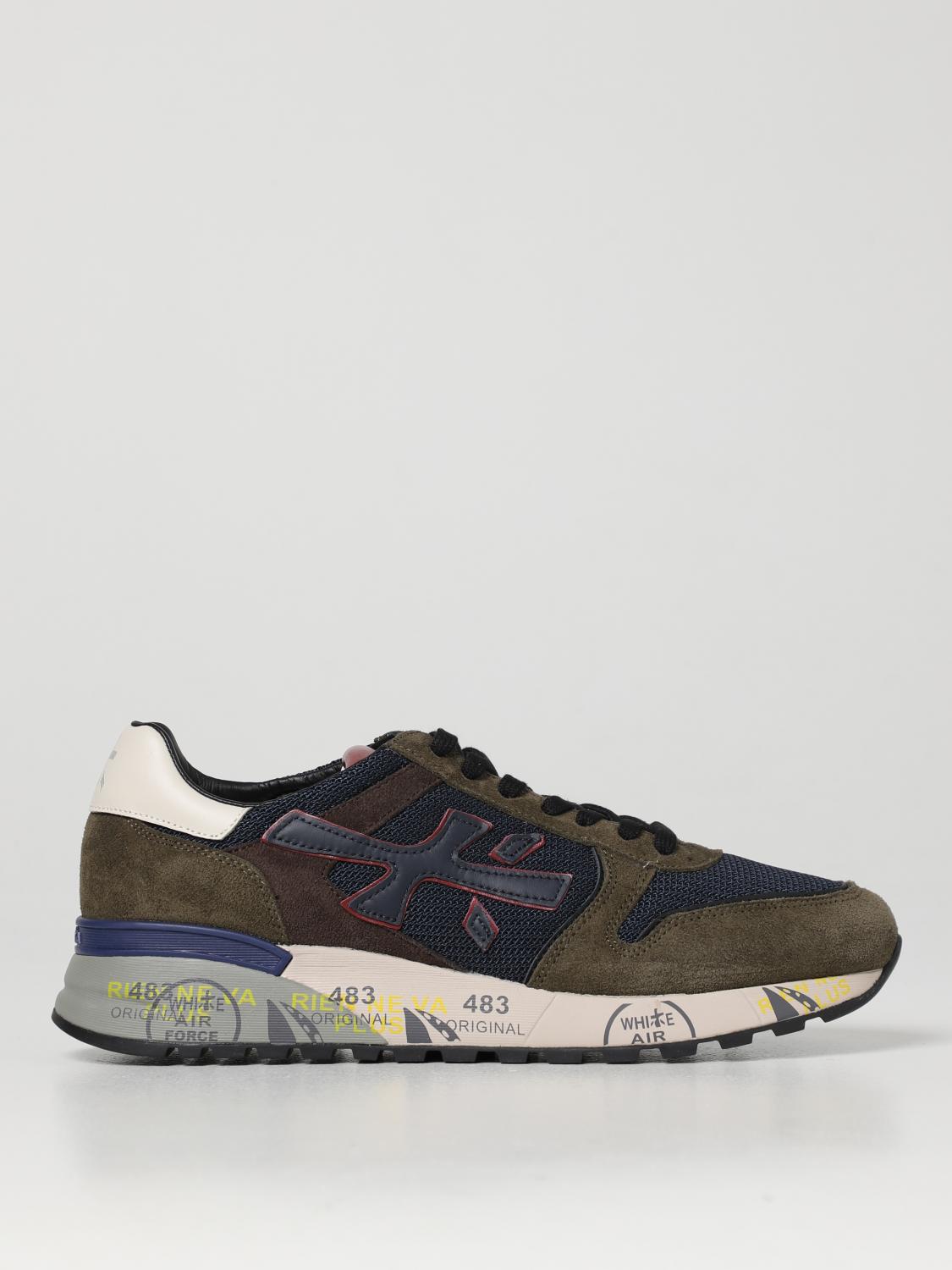 PREMIATA: Chaussures homme - Bleu | Baskets Premiata MICK 5893 en ligne ...