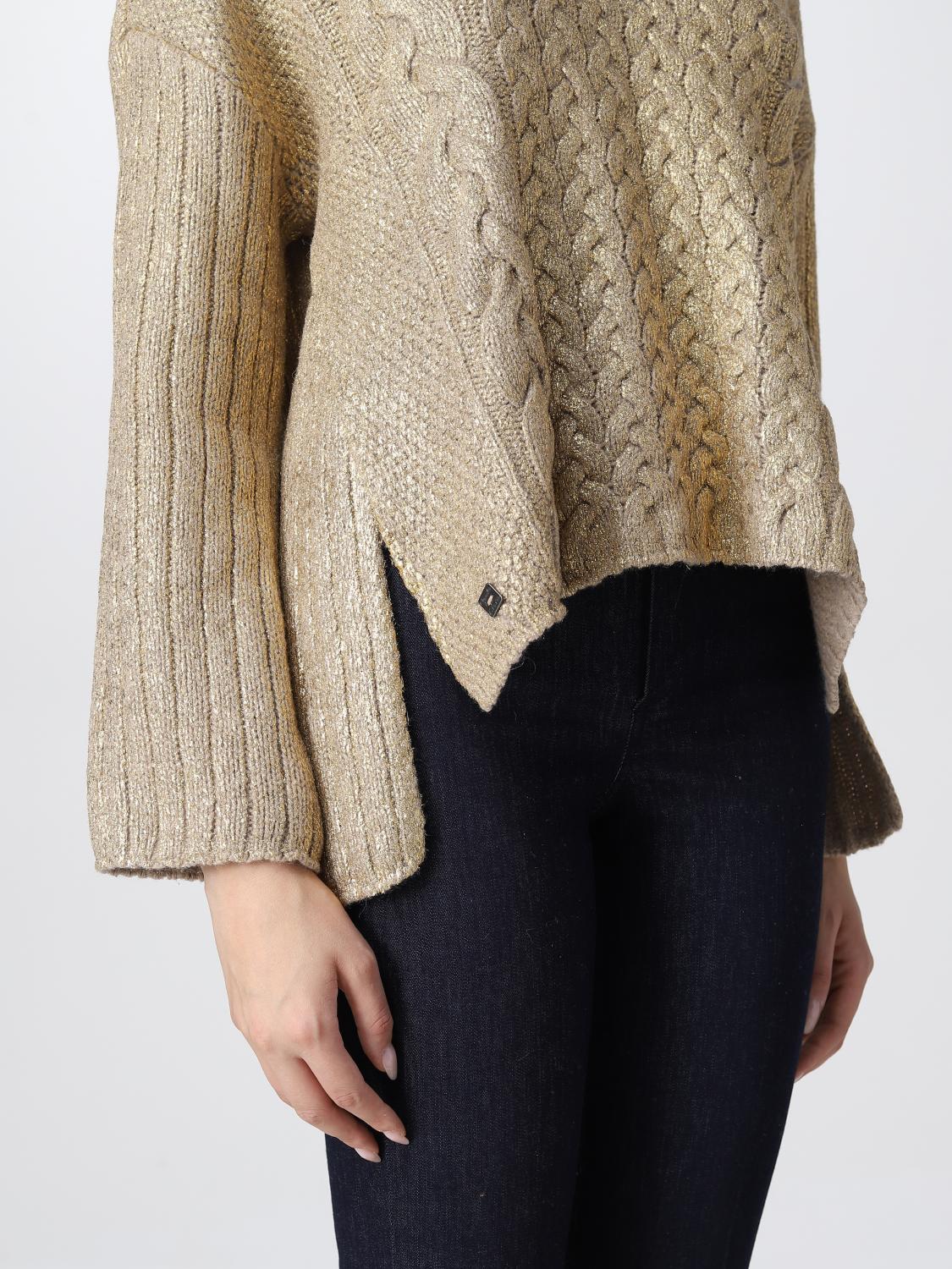 Manila Grace Sweater women - Gold | M304WW | GIGLIO.COM