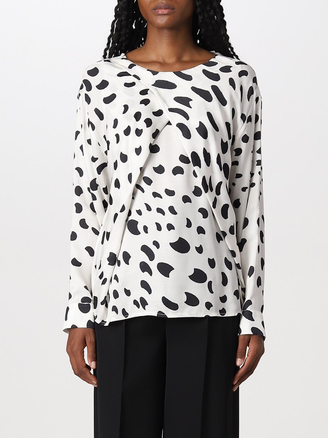 MANILA GRACE: Camicia donna - Panna | Top E Bluse Manila Grace C218VS ...