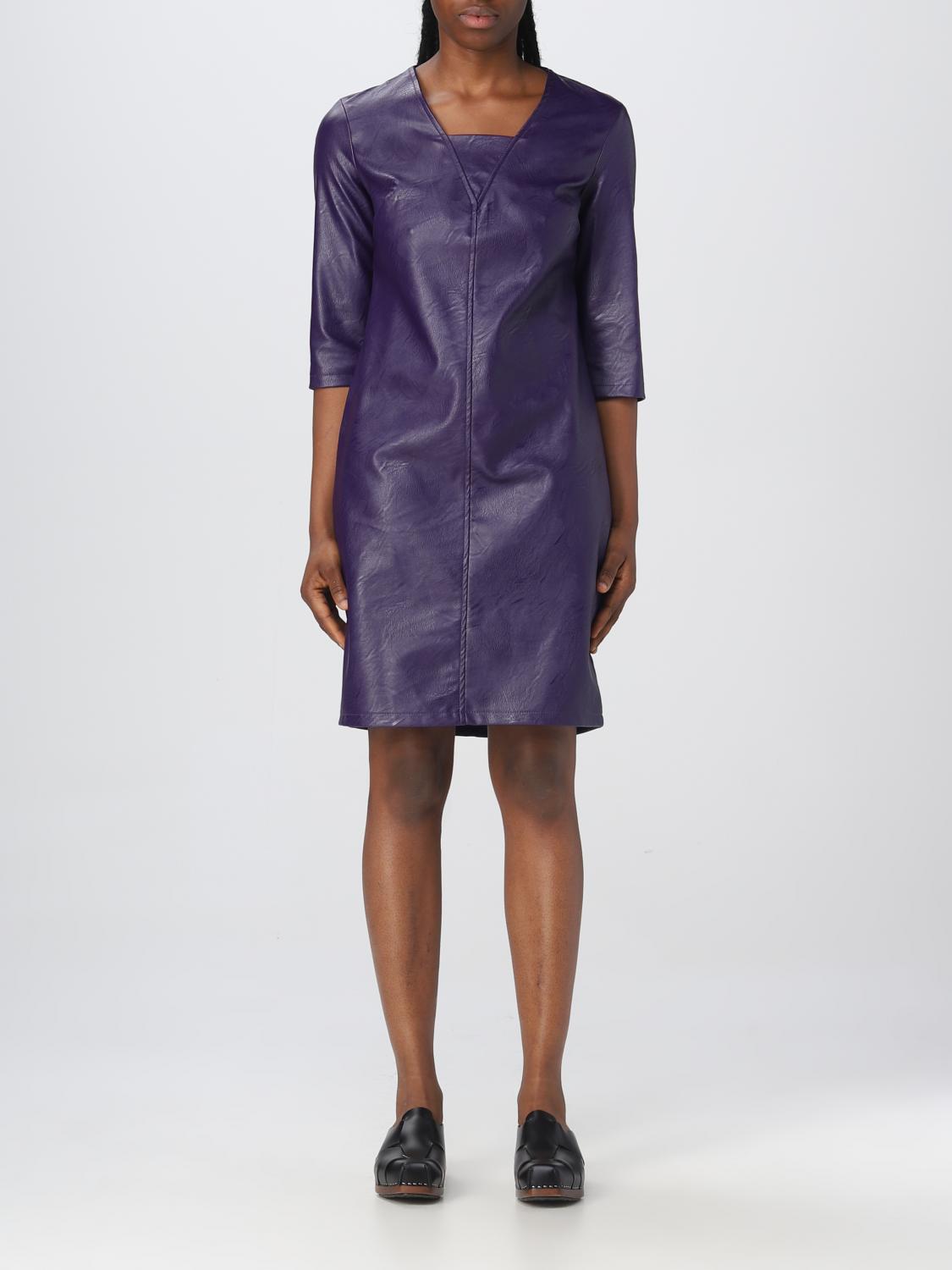 MANILA GRACE: Dress women - Violet | Manila Grace dress A049EU online ...