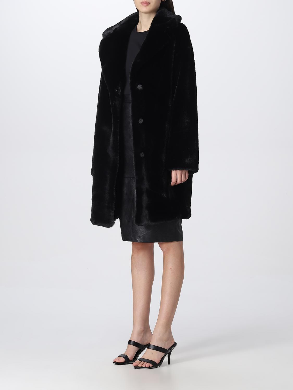 Manila Grace Coat women - Black | E077PU | GIGLIO.COM