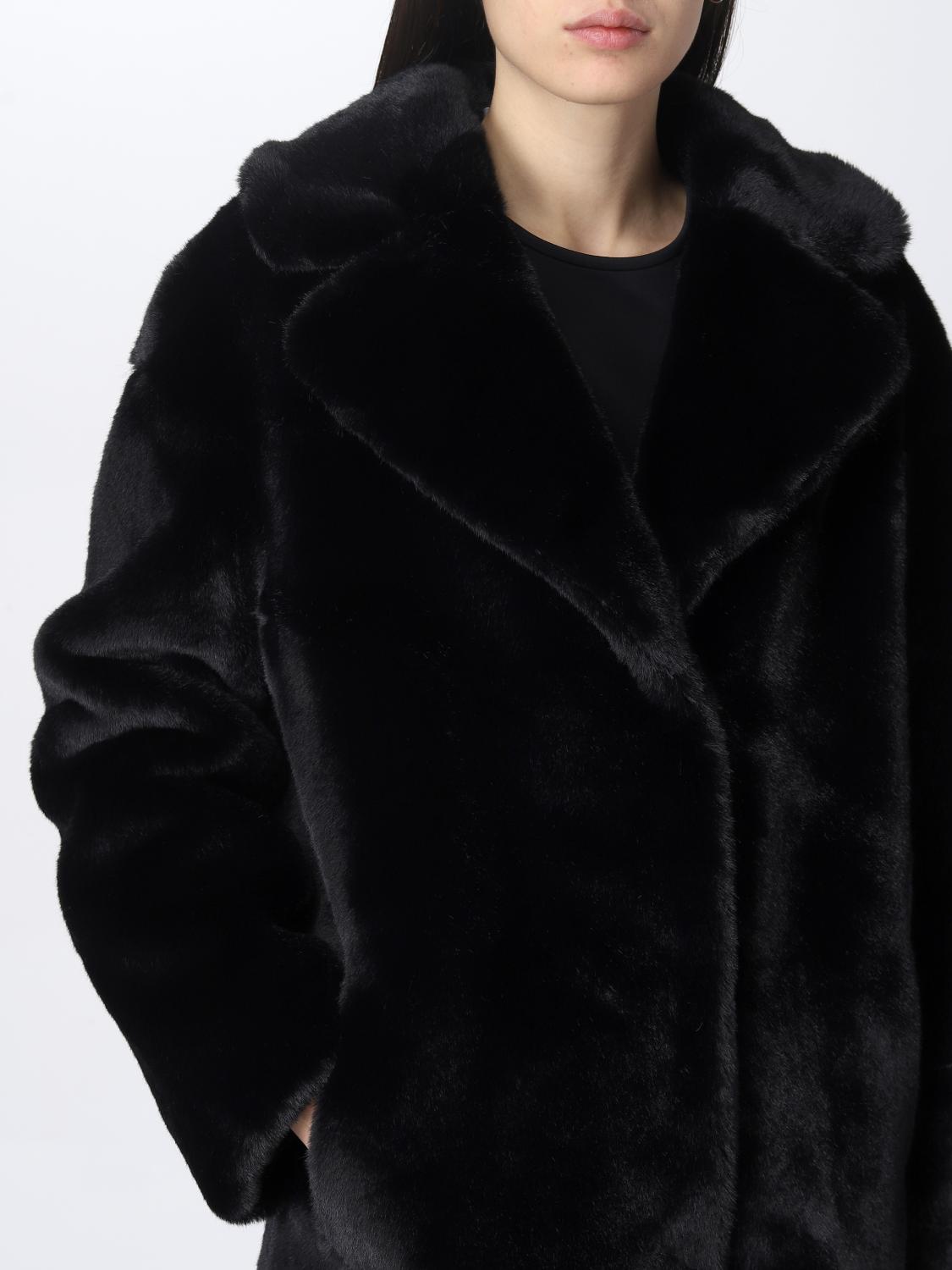Manila Grace Coat women - Black | E077PU | GIGLIO.COM