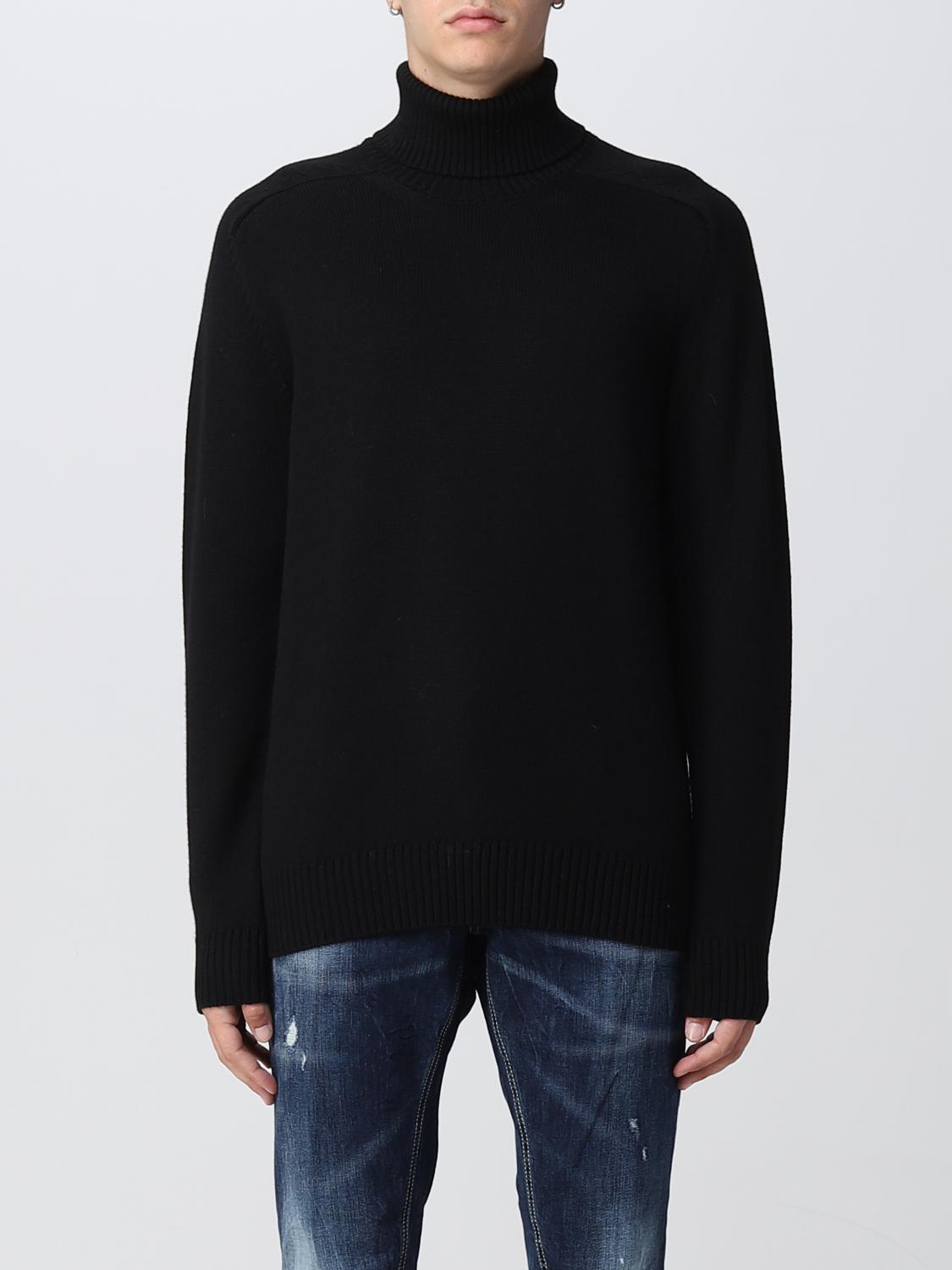 PAOLO PECORA: Sweater men - Black | Paolo Pecora sweater A0527015 ...
