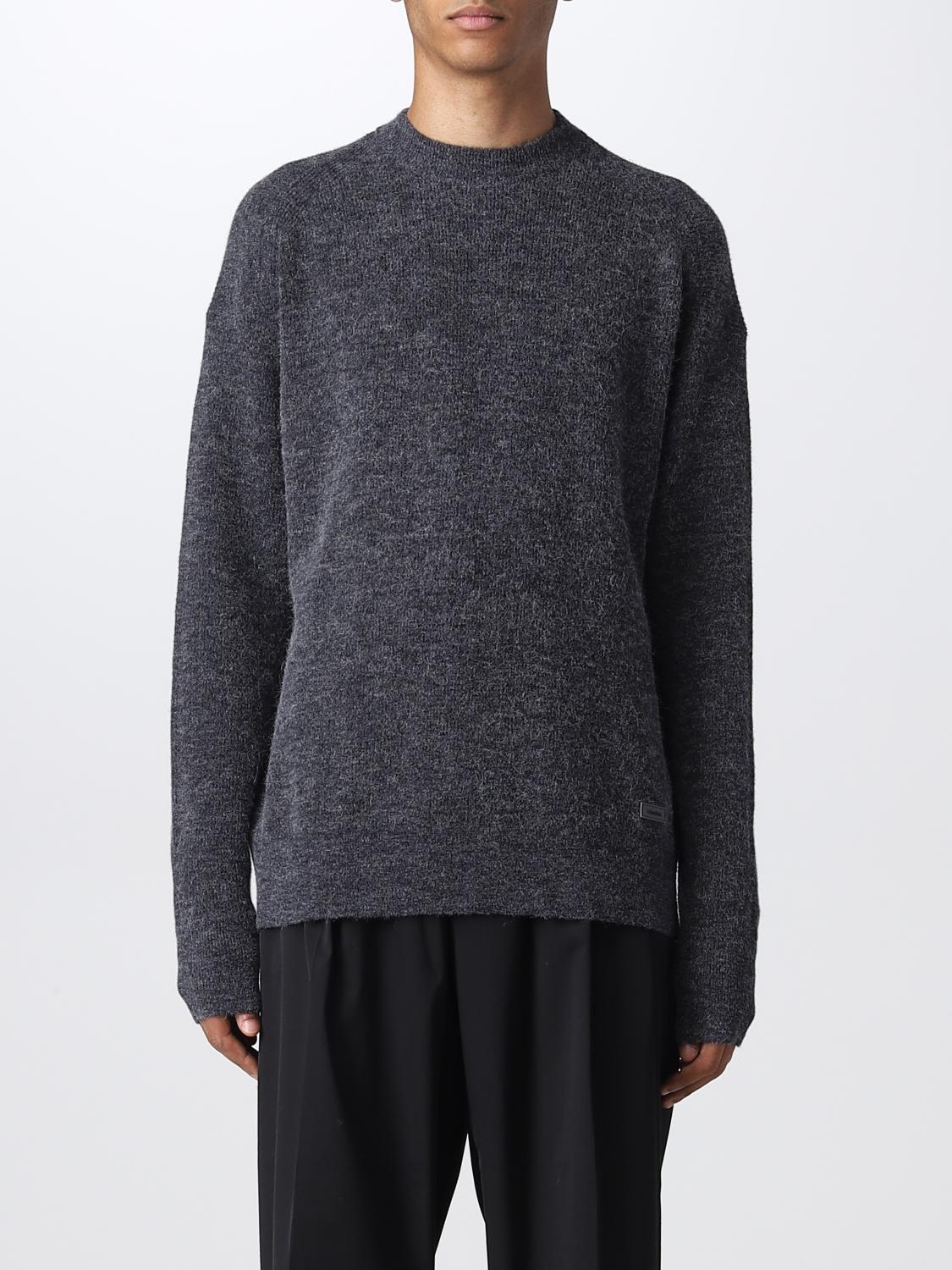 Calvin Klein Sweater men - Charcoal | K10K110398 | GIGLIO.COM