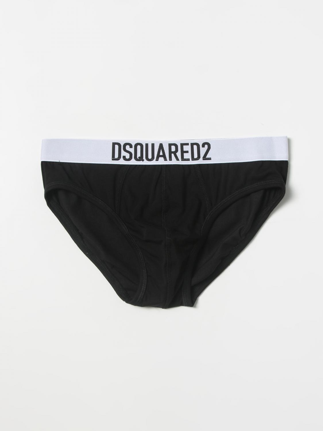 DSQUARED2: Underwear men - Black | Dsquared2 underwear D9L614200ISA01 online at GIGLIO.COM